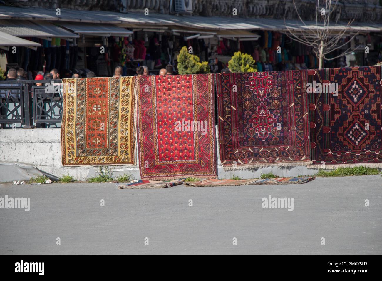 Old hand made carpet and rugs of traditional types Stock Photo - Alamy