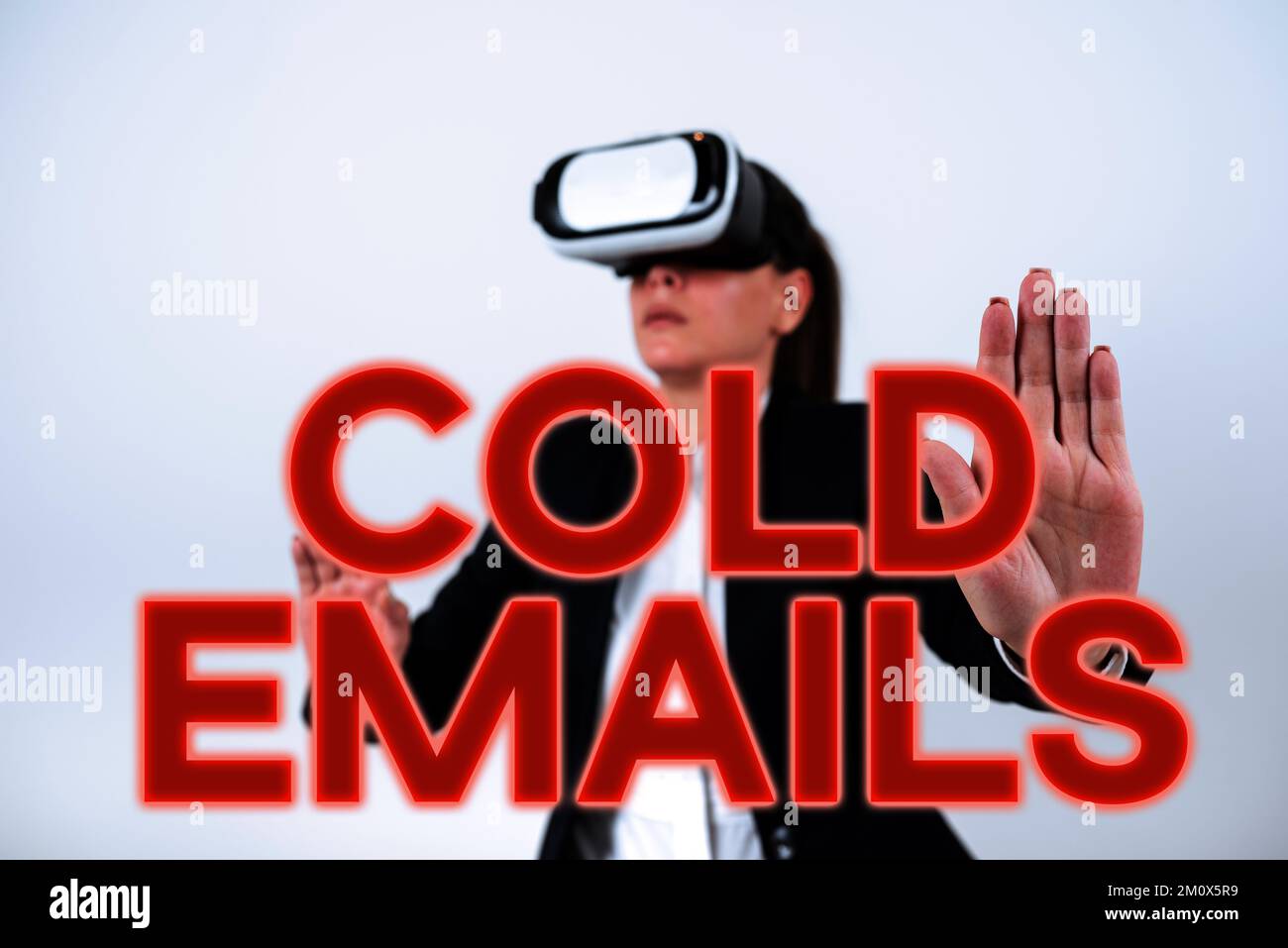 Hand writing sign Cold Emails, Concept meaning unsolicited email sent ...