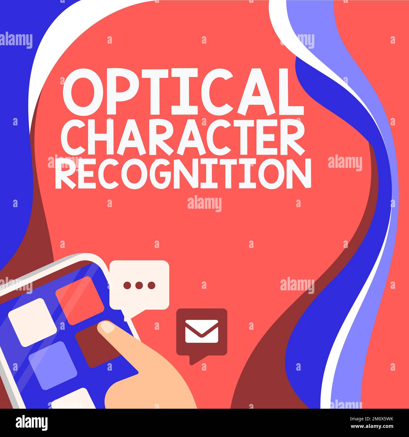 Text sign showing Optical Character Recognition. Concept meaning the ... Text sign showing Optical Character Recognition. Concept meaning the ...