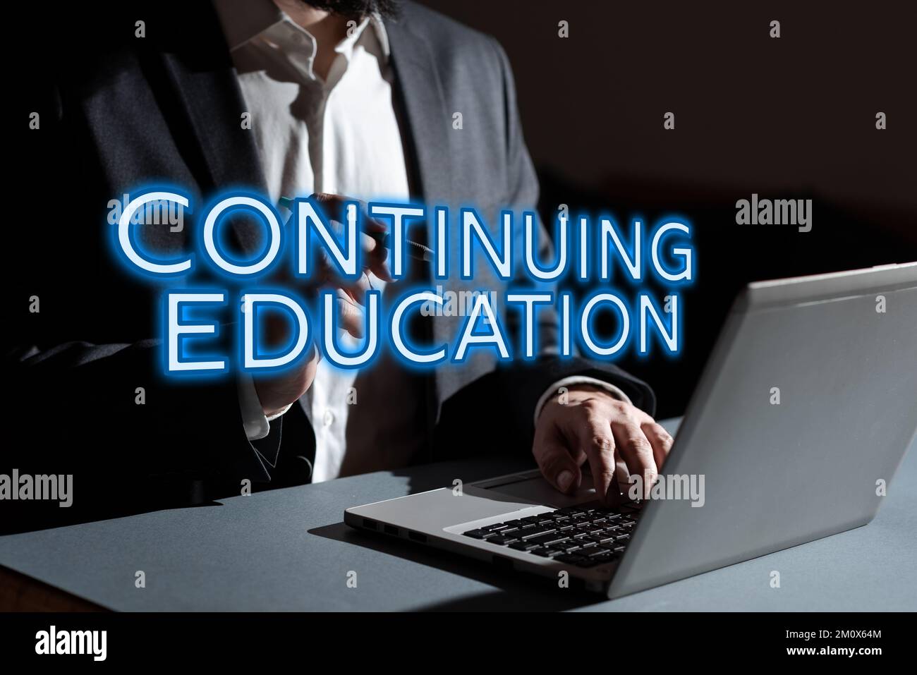 Text sign showing Continuing Education. Concept meaning Continued ...