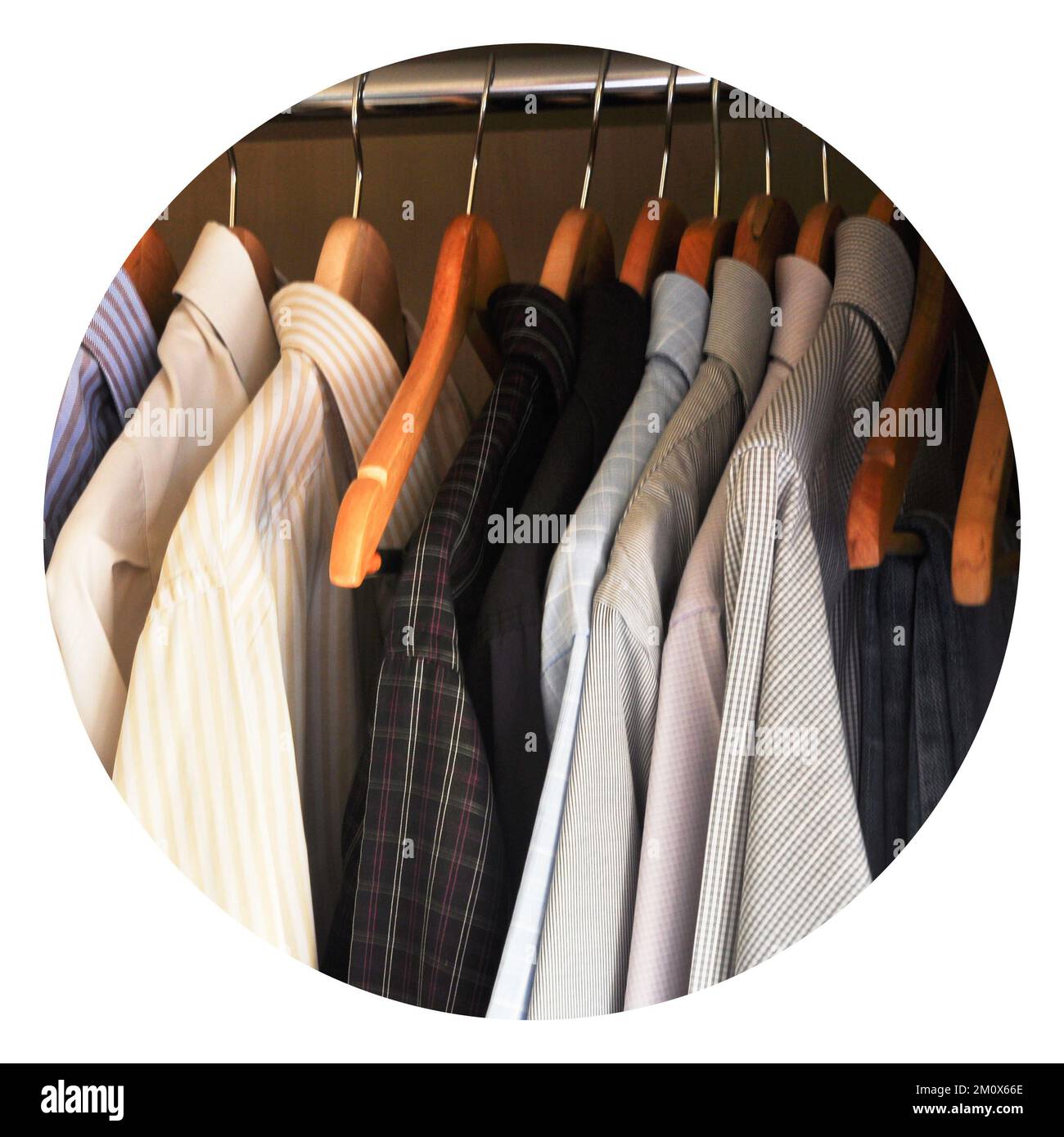 Rack clean clothes in Cut Out Stock Images & Pictures - Alamy