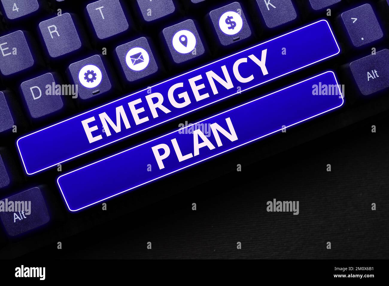 Conceptual caption Emergency Plan, Word Written on Procedures for ...
