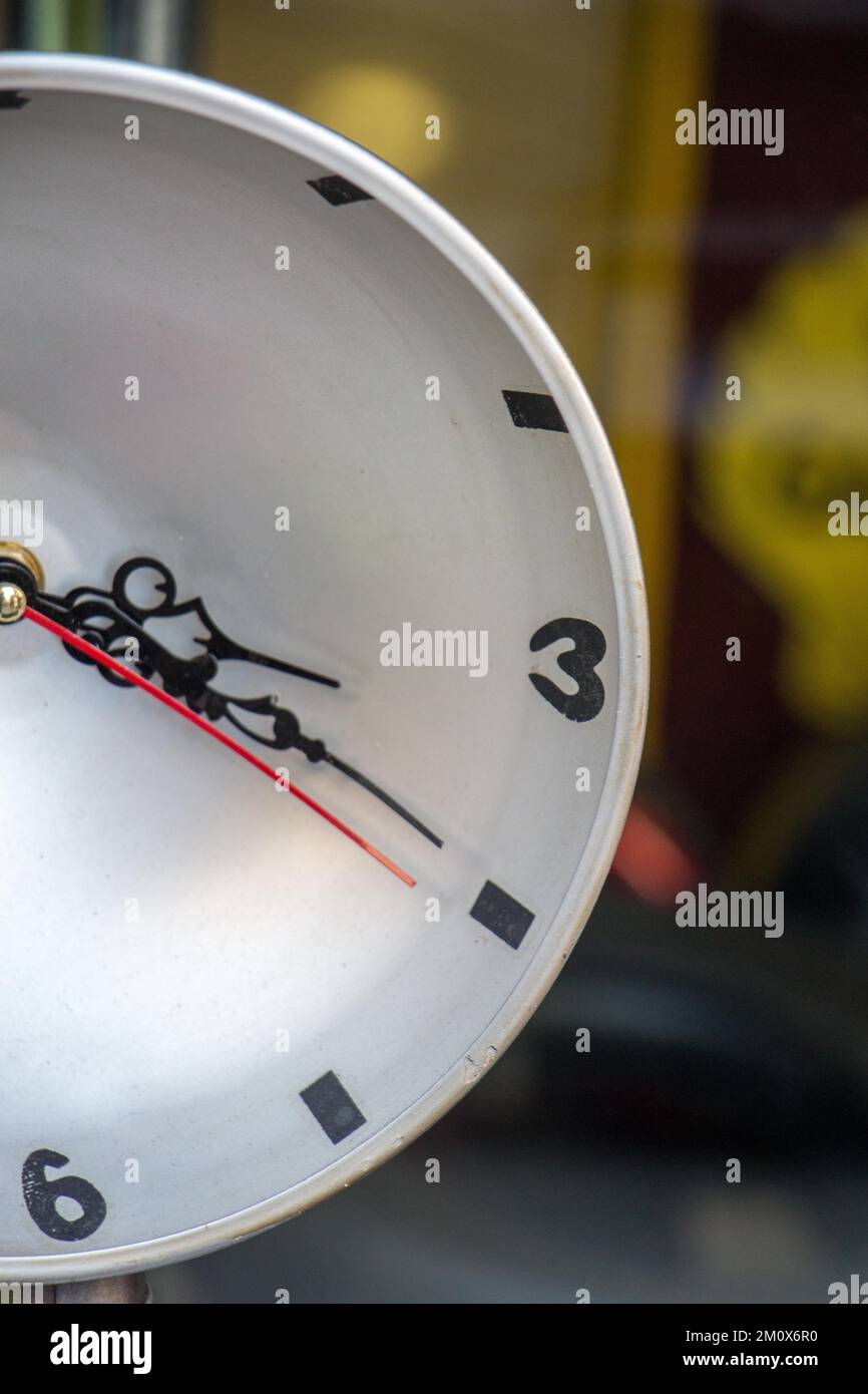 Decorative clock in a market place Stock Photo - Alamy