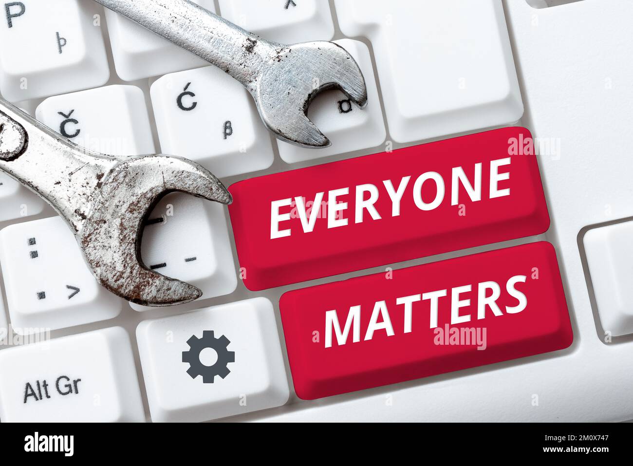 Text showing inspiration Everyone Matters. Internet Concept all the ...