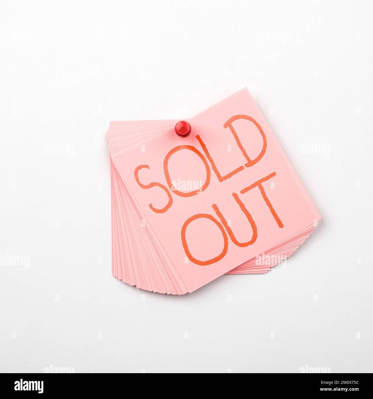 Conceptual caption Sold Out. Concept meaning Not available anymore ...