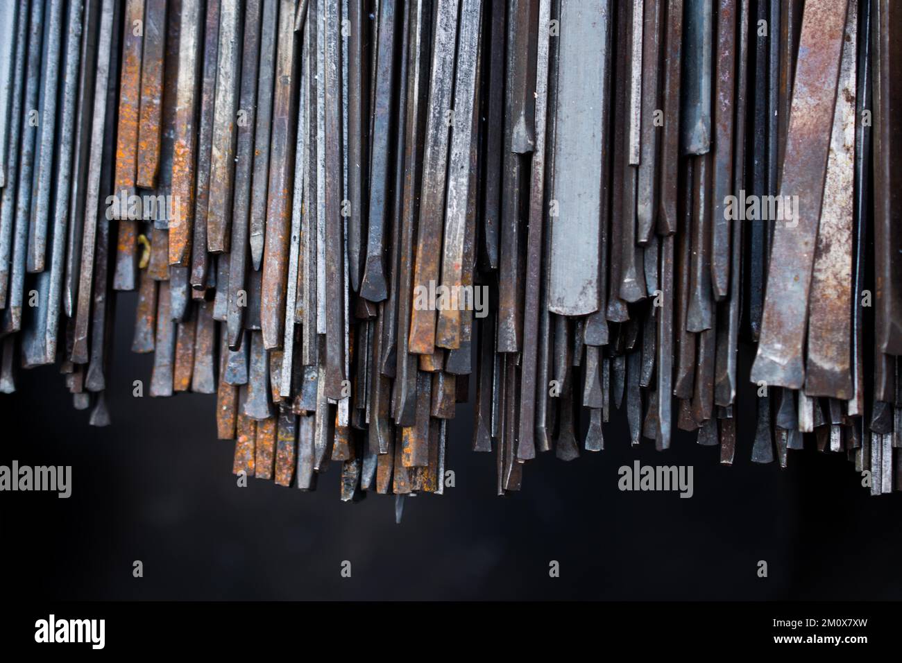 Metal bars as Backdrop and background texture details Stock Photo - Alamy