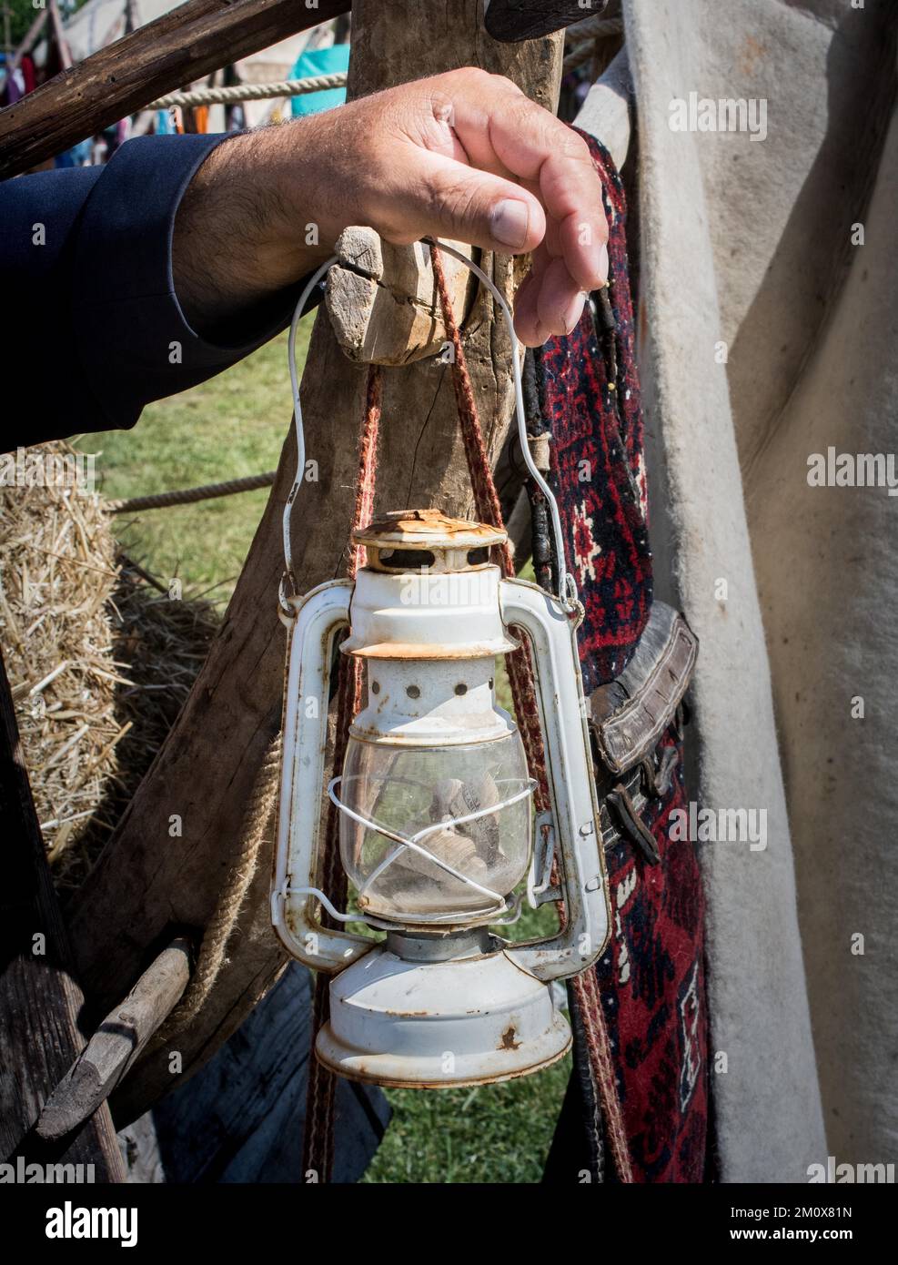 Hand lantern hi-res stock photography and images - Alamy
