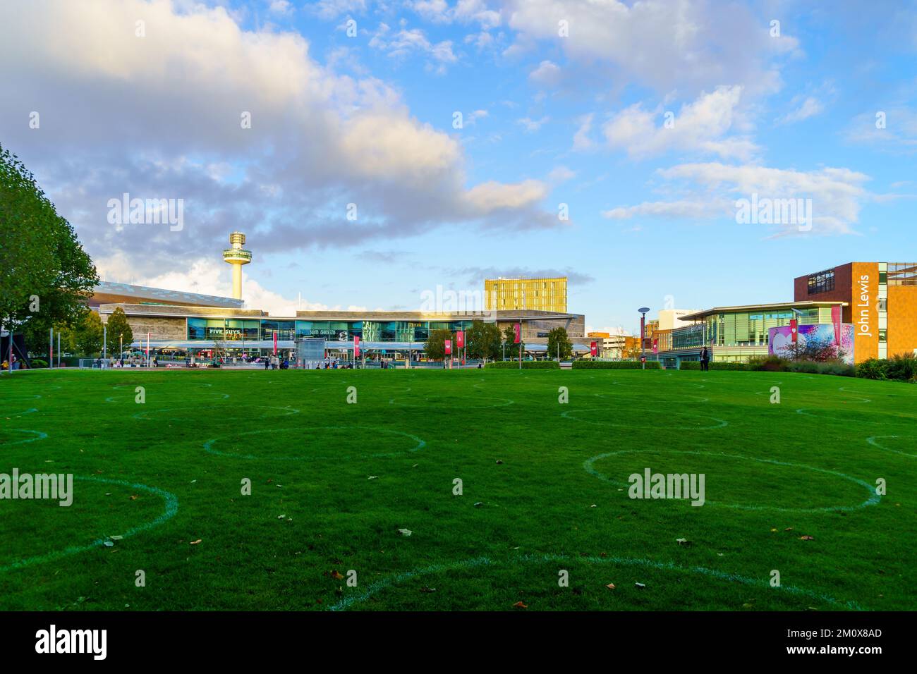Liverpool, UK - October 07, 2022: Scene of the Liverpool One complex ...