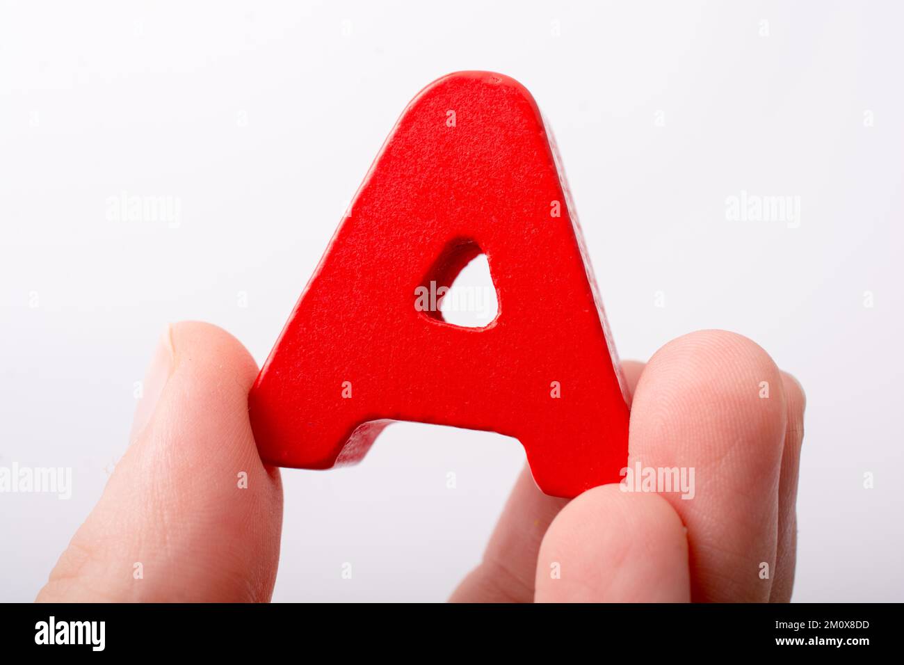 Letter cube of A of Alphabet made of wood Stock Photo - Alamy