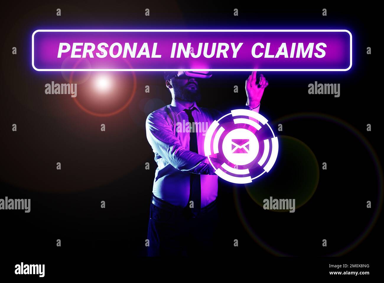 Writing displaying text Personal Injury Claims. Business approach being ...