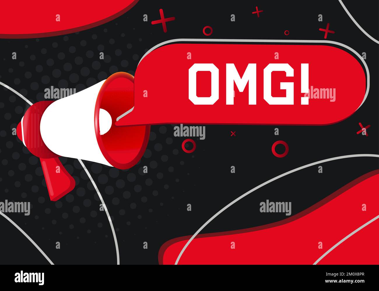 White speech bubble oops Stock Vector Images - Alamy