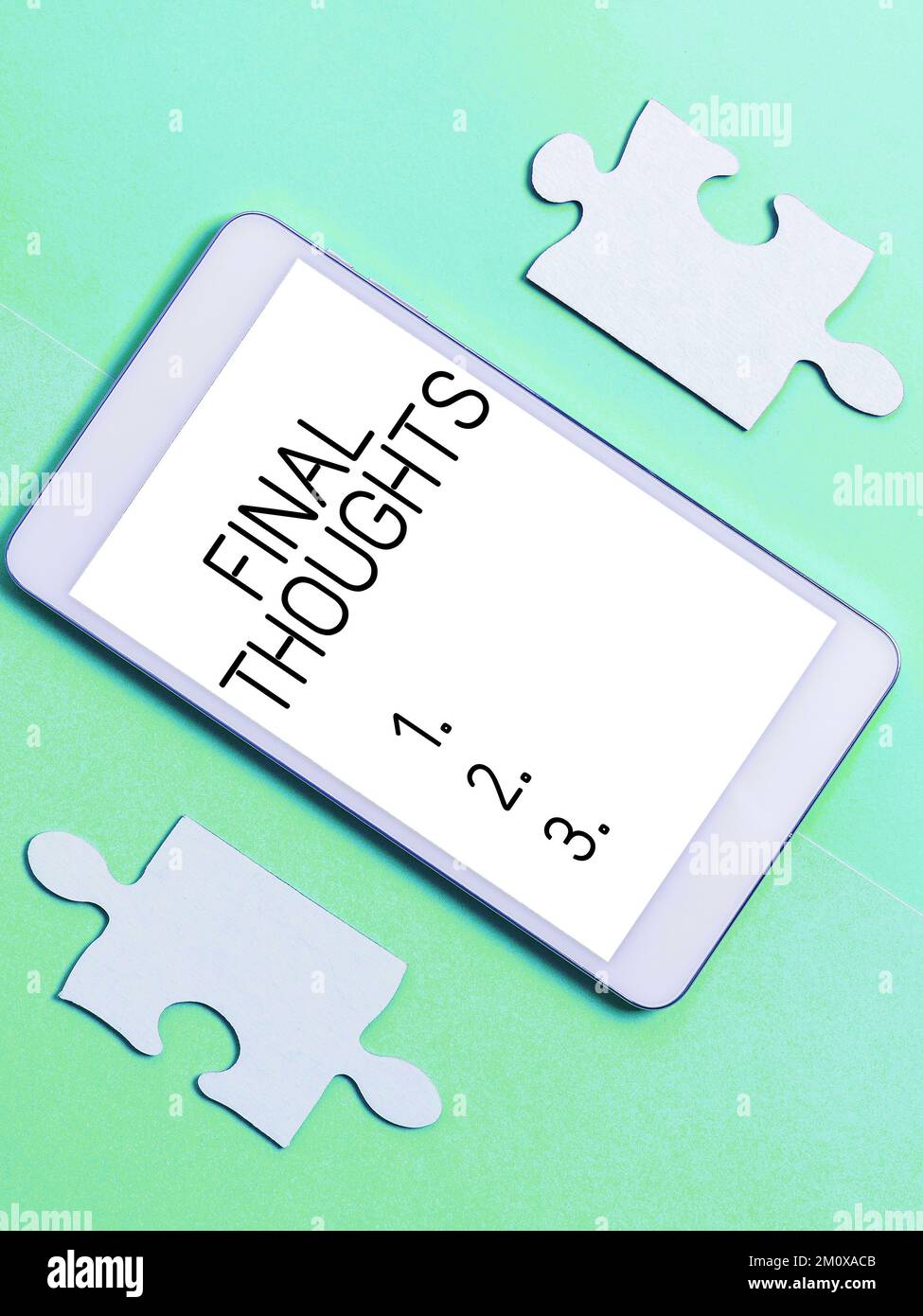 Hand writing sign Final Thoughts. Concept meaning Conclusion Last ...