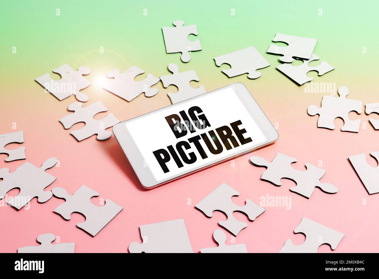 Writing displaying text Big Picture, Business approach most important ...