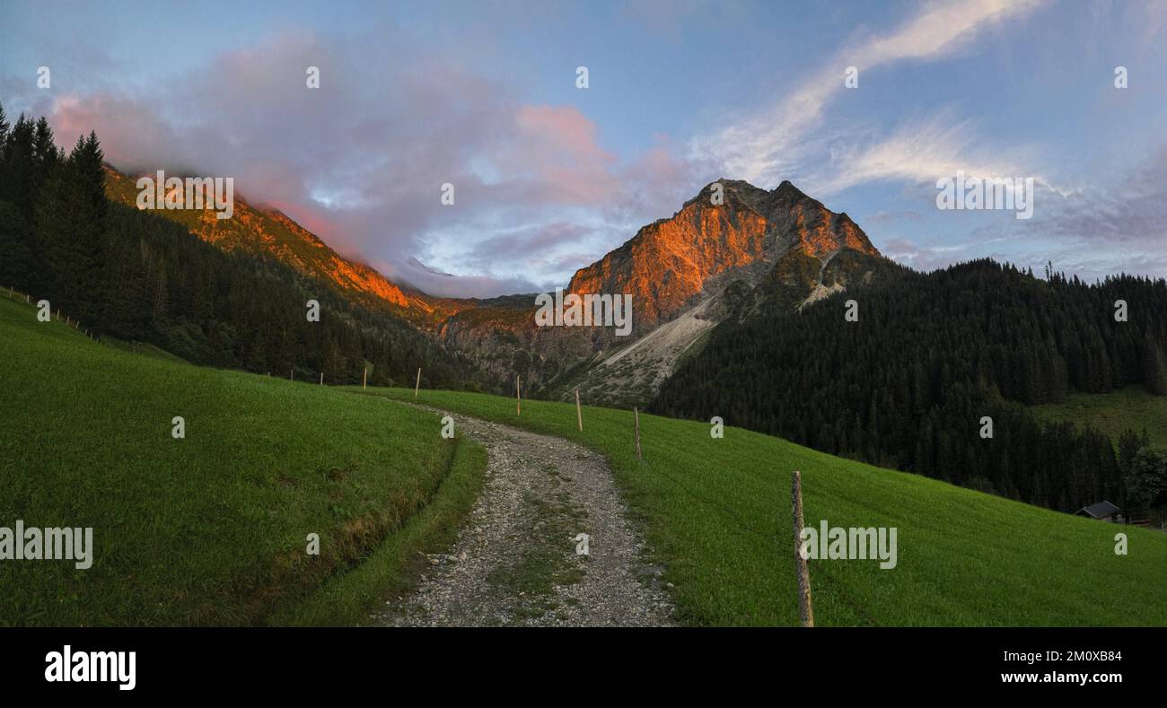 Glowing alps hi-res stock photography and images - Alamy
