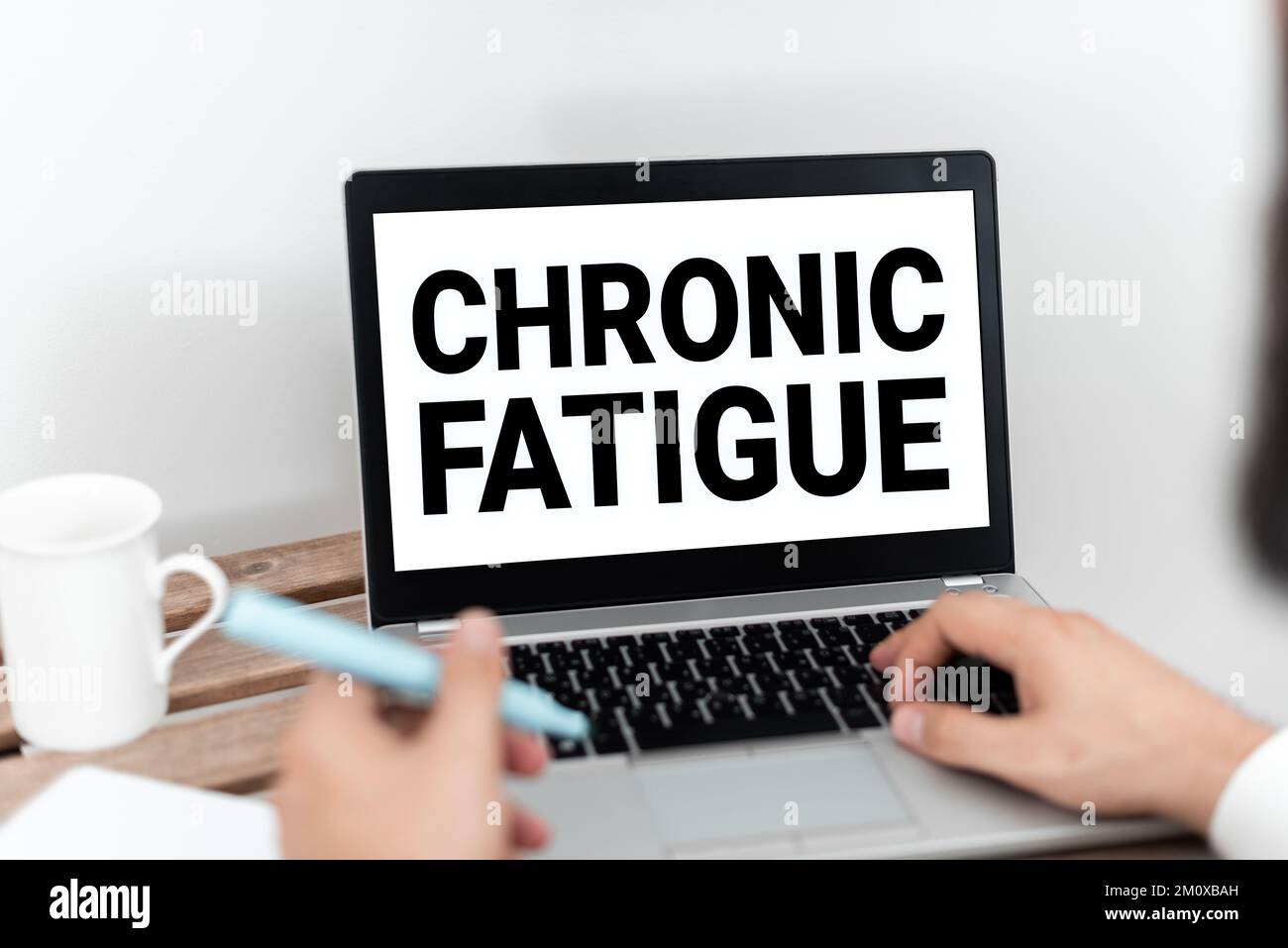 Text showing inspiration Chronic Fatigue. Word for A disease or ...