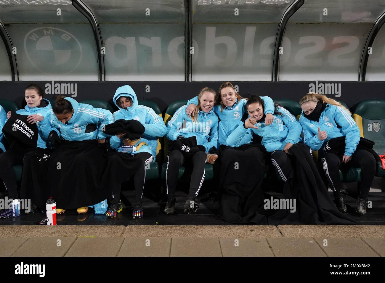 Den Haag - Robine de Ridder of Feyenoord V1, Sophie Cobussen of ...