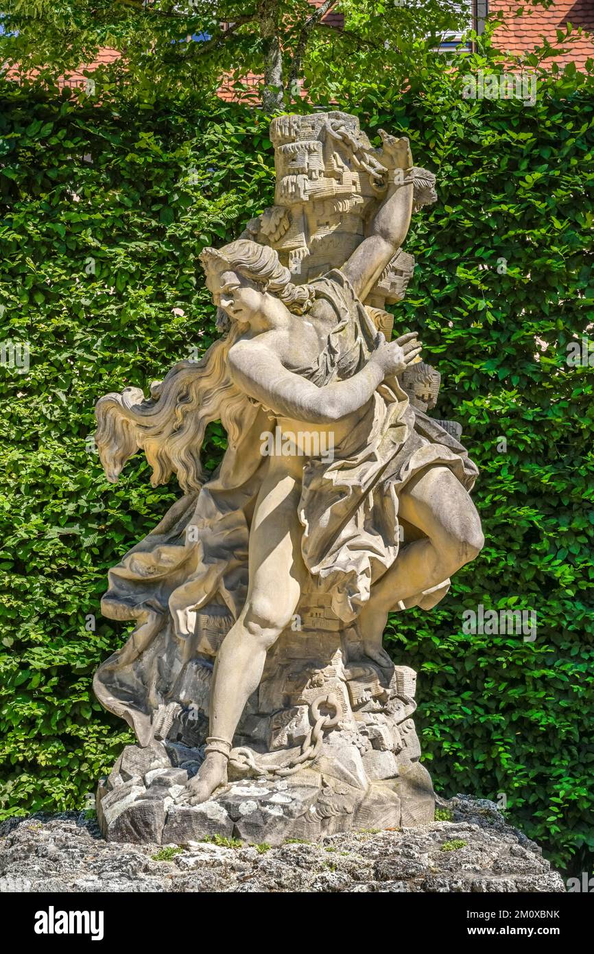 Figure of the King's Daughter Andromeda by Ferdinand Tietz, Palace ...