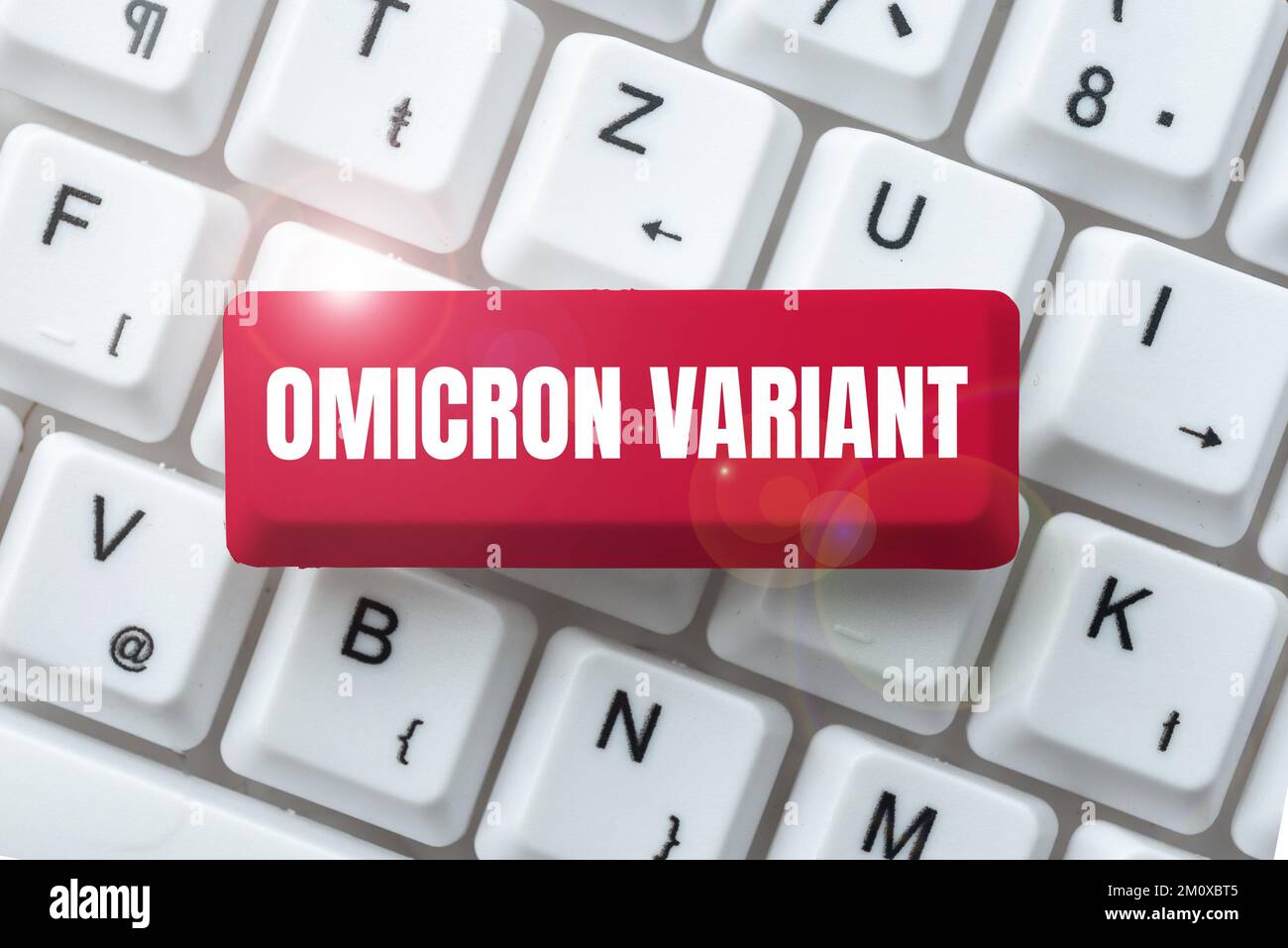 Sign displaying Omicron Variant, Business approach mild to severe ...