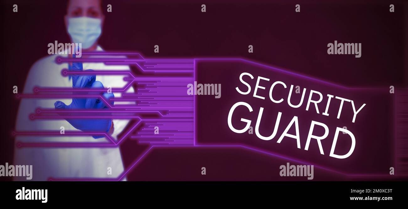 Text Caption Presenting Security Guard Business Approach Tools Used To Manage Multiple Security