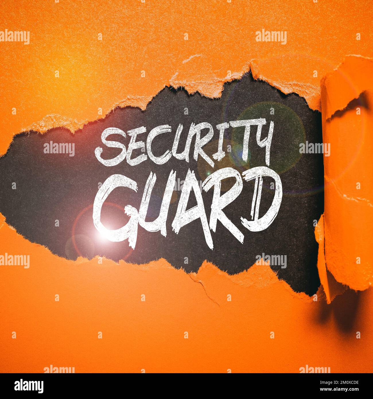 Text caption presenting Security Guard. Word for tools used to manage ...