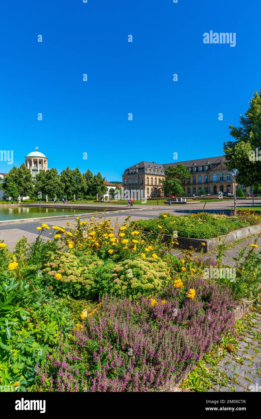 Upper Palace Garden, Stuttgart, city centre, New Palace, state ...