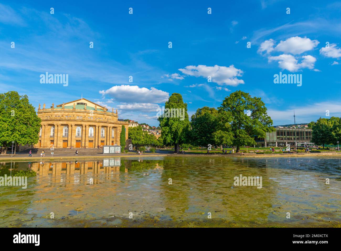 State theatre, theatre, opera, ballet, Upper Palace Garden, classicism ...
