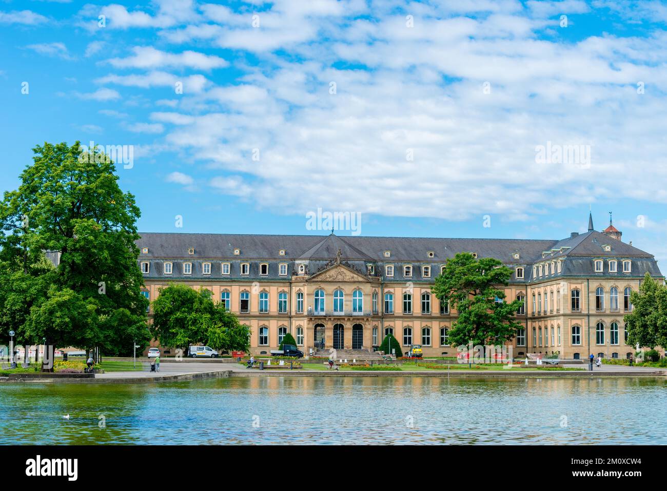 New Palace, Upper Palace Garden, Stuttgart, city centre, state ...