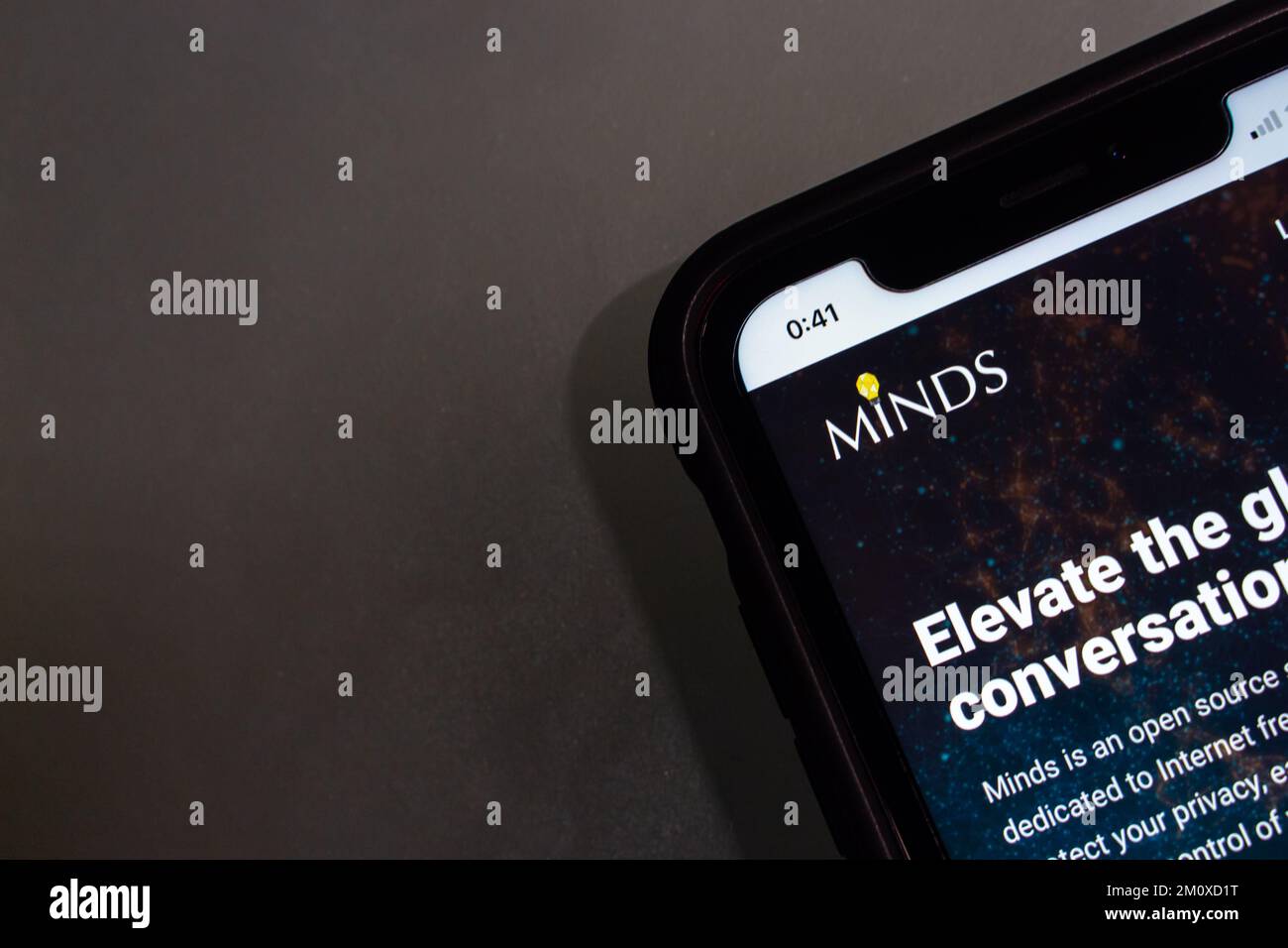 Vancouver, CANADA - Dec 3 2022 : Logo of a blockchain-based social ...