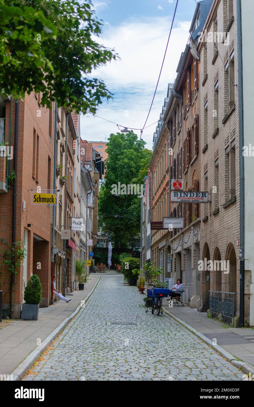 Bean Quarter, Stuttgart-Mitte, Old Town, Stuttgart, Shops, Cobblestone ...