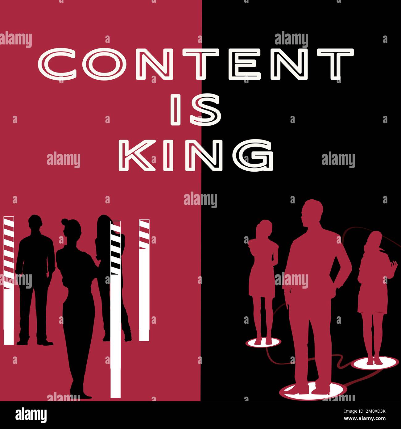 Inspiration showing sign Content Is King. Internet Concept Content is ...