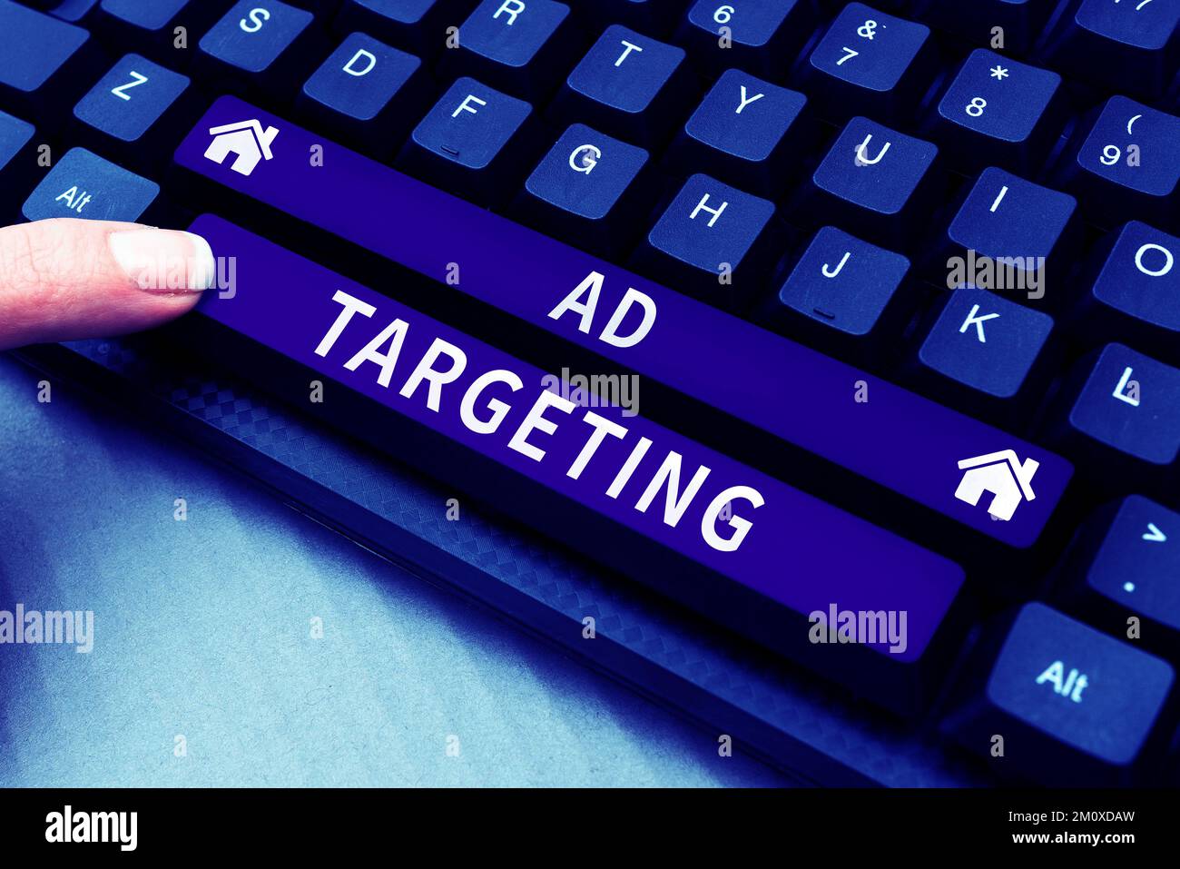 Handwriting text Ad Targeting. Business overview target the most ...
