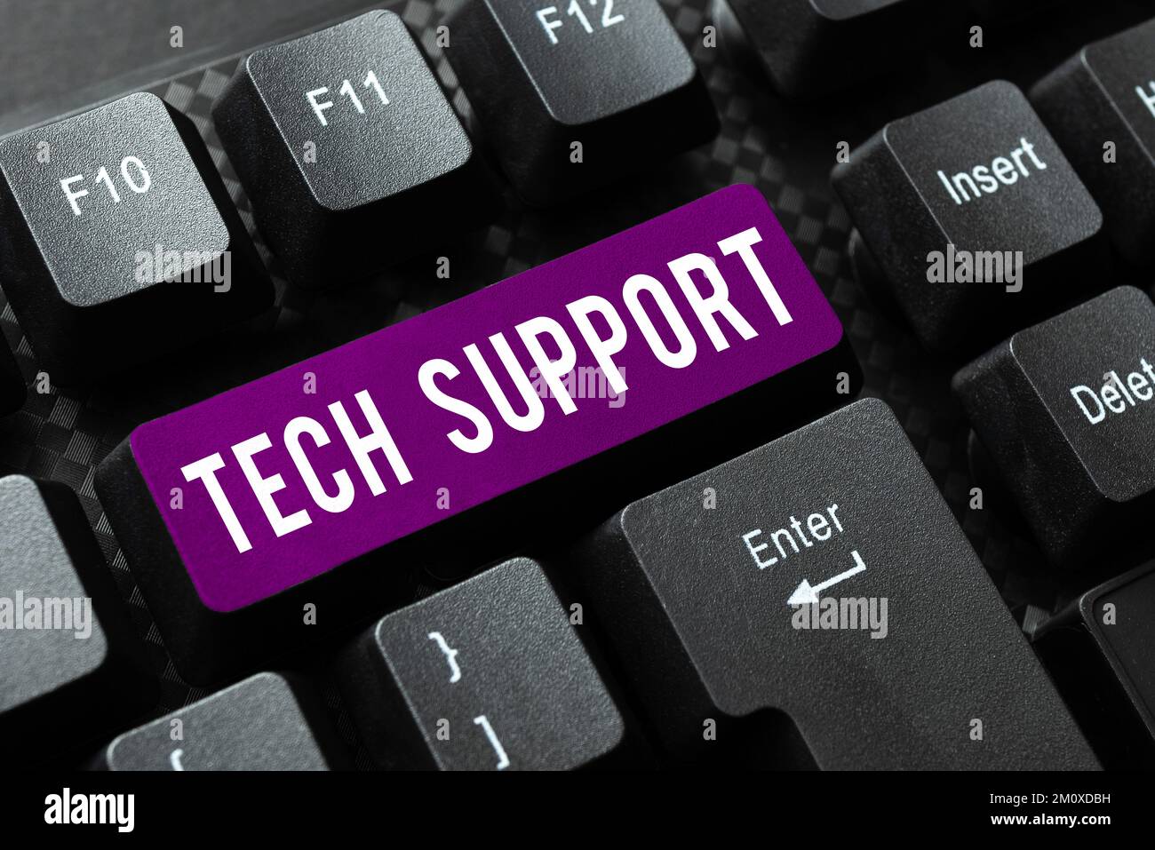 Conceptual caption Tech Support. Internet Concept Assisting individuals ...