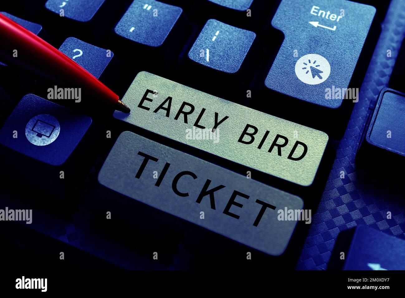 Text showing inspiration Early Bird Ticket. Business approach Buying a ...