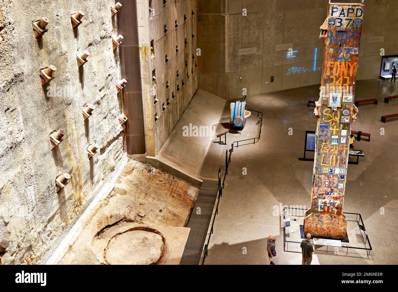 New York. Manhattan. United States. National September 11 Memorial ...