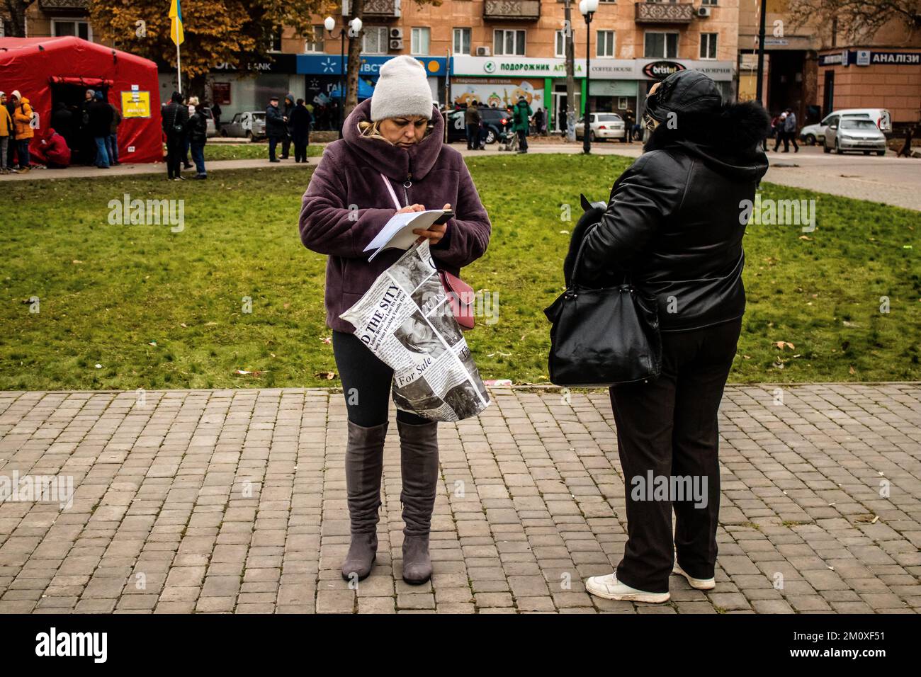 Residents of Kherson in Ukraine can now use their mobile phones. The ...