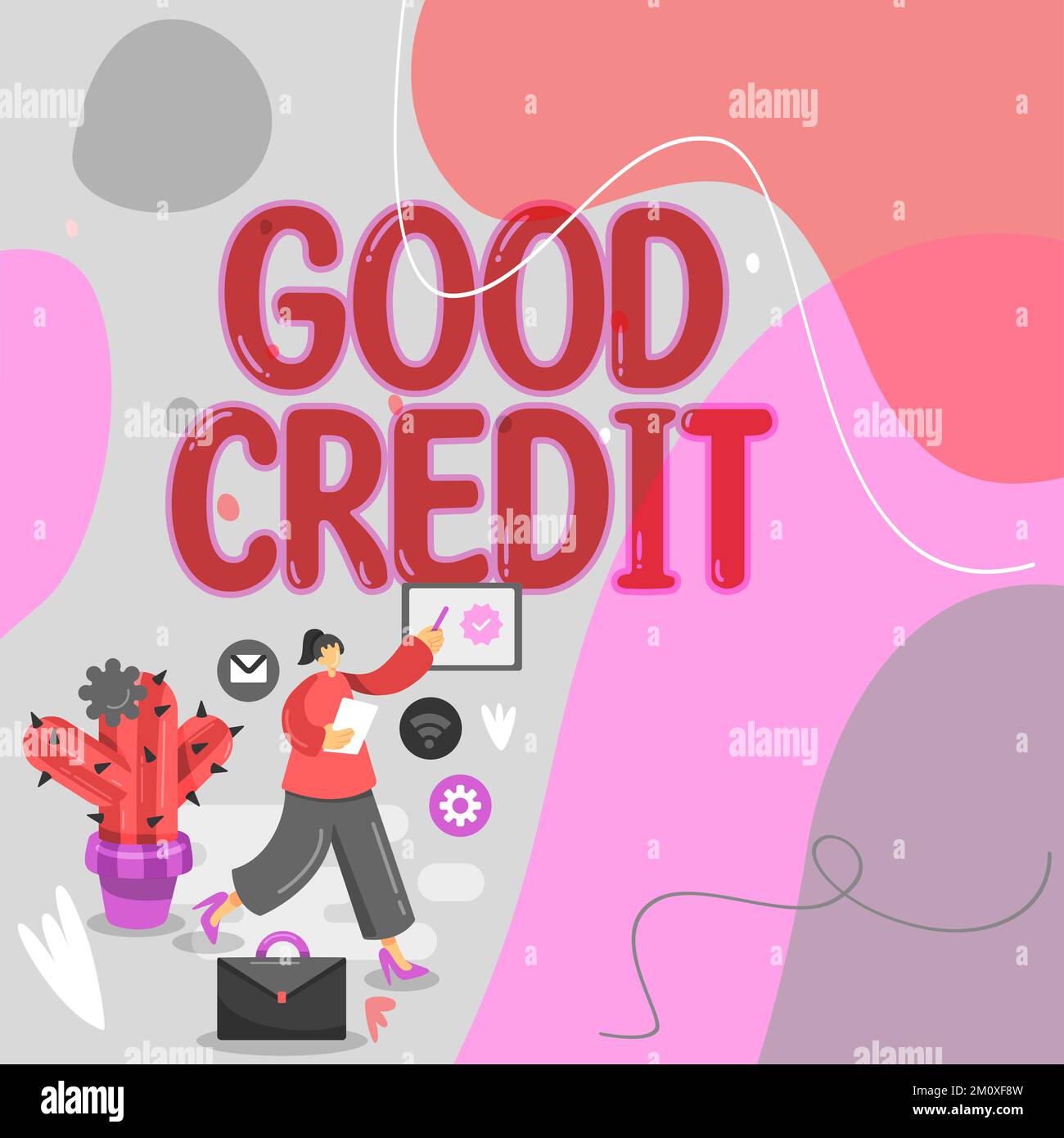 Text showing inspiration Good Credit. Internet Concept borrower has a ...