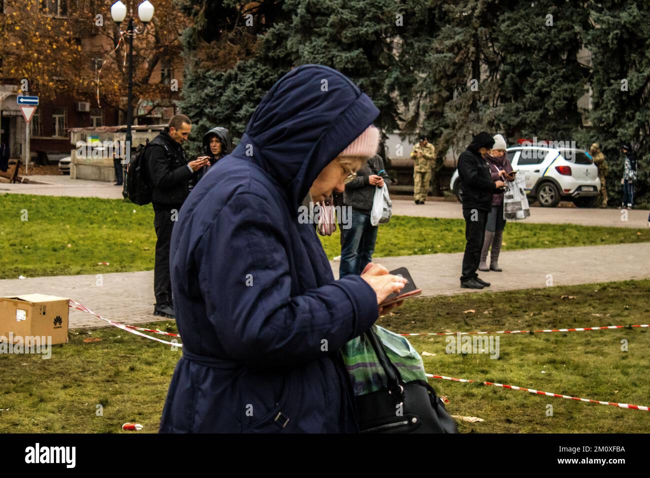 Residents of Kherson in Ukraine can now use their mobile phones. The ...