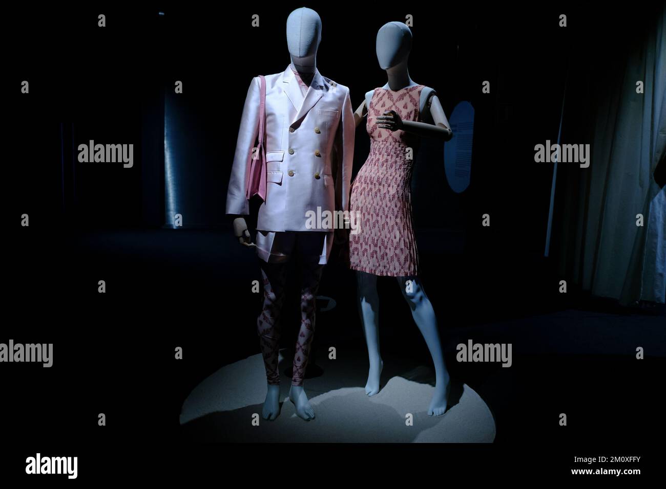 Cotton gauze designs displayed at the "Antonio Alvarado. Baja Couture ...