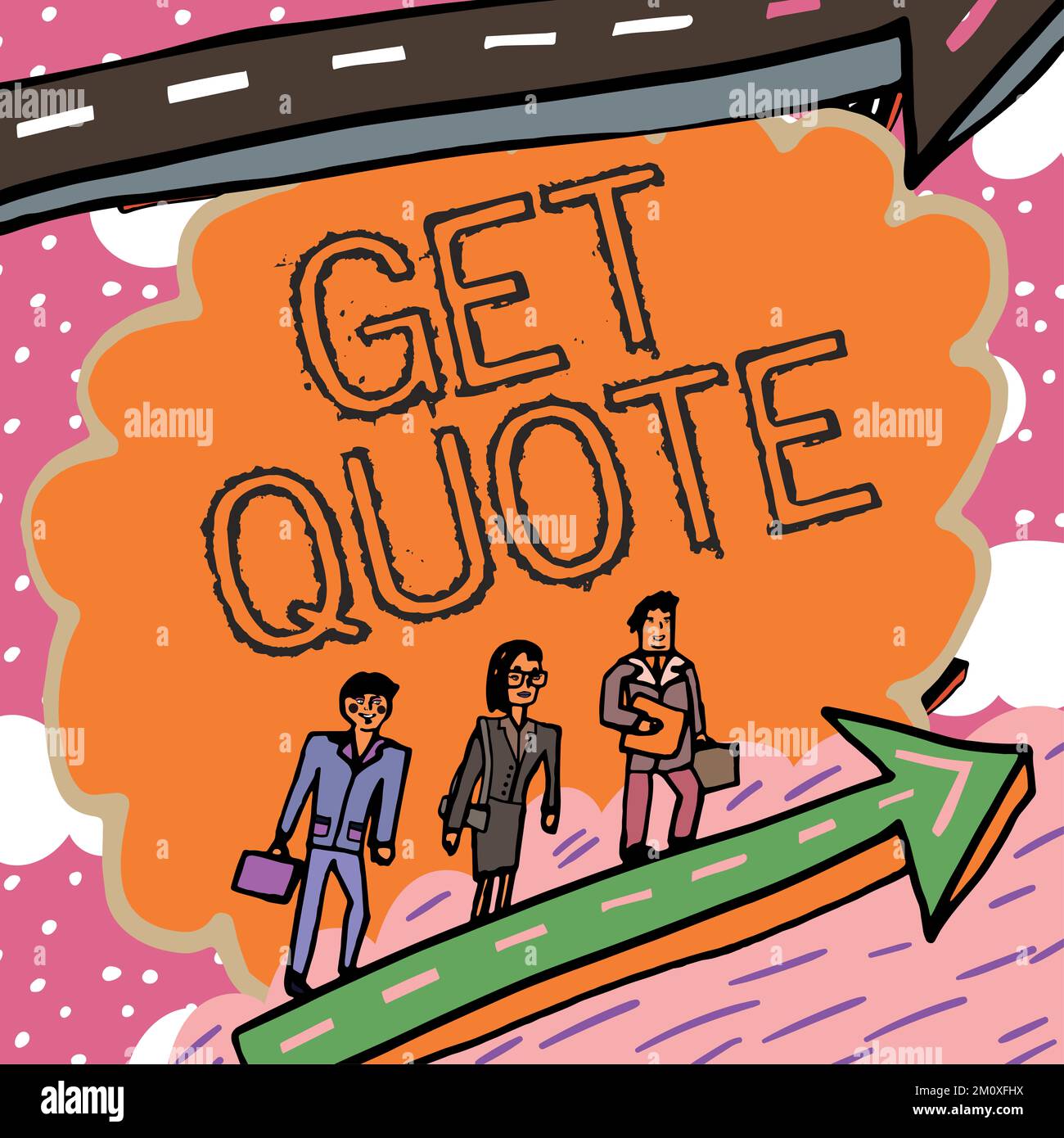 Inspiration showing sign Get Quote. Business showcase the most recent ...