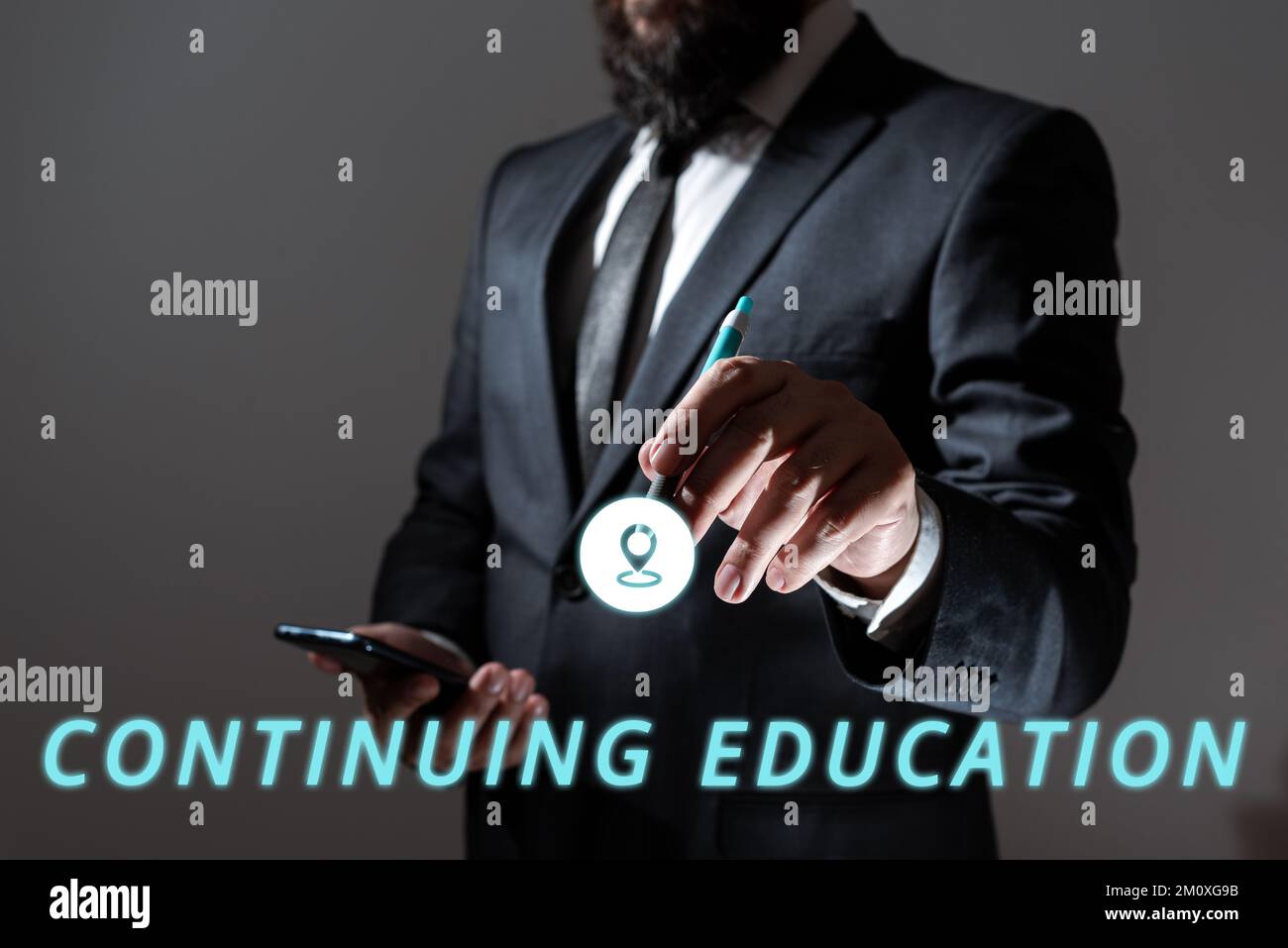 Handwriting text Continuing Education. Conceptual photo Continued ...