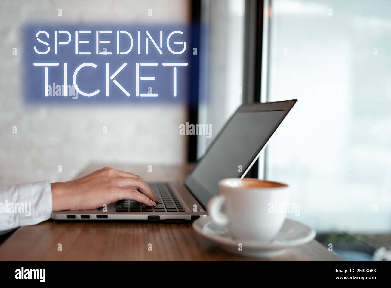 Conceptual caption Speeding Ticket. Word for psychological test for the ...