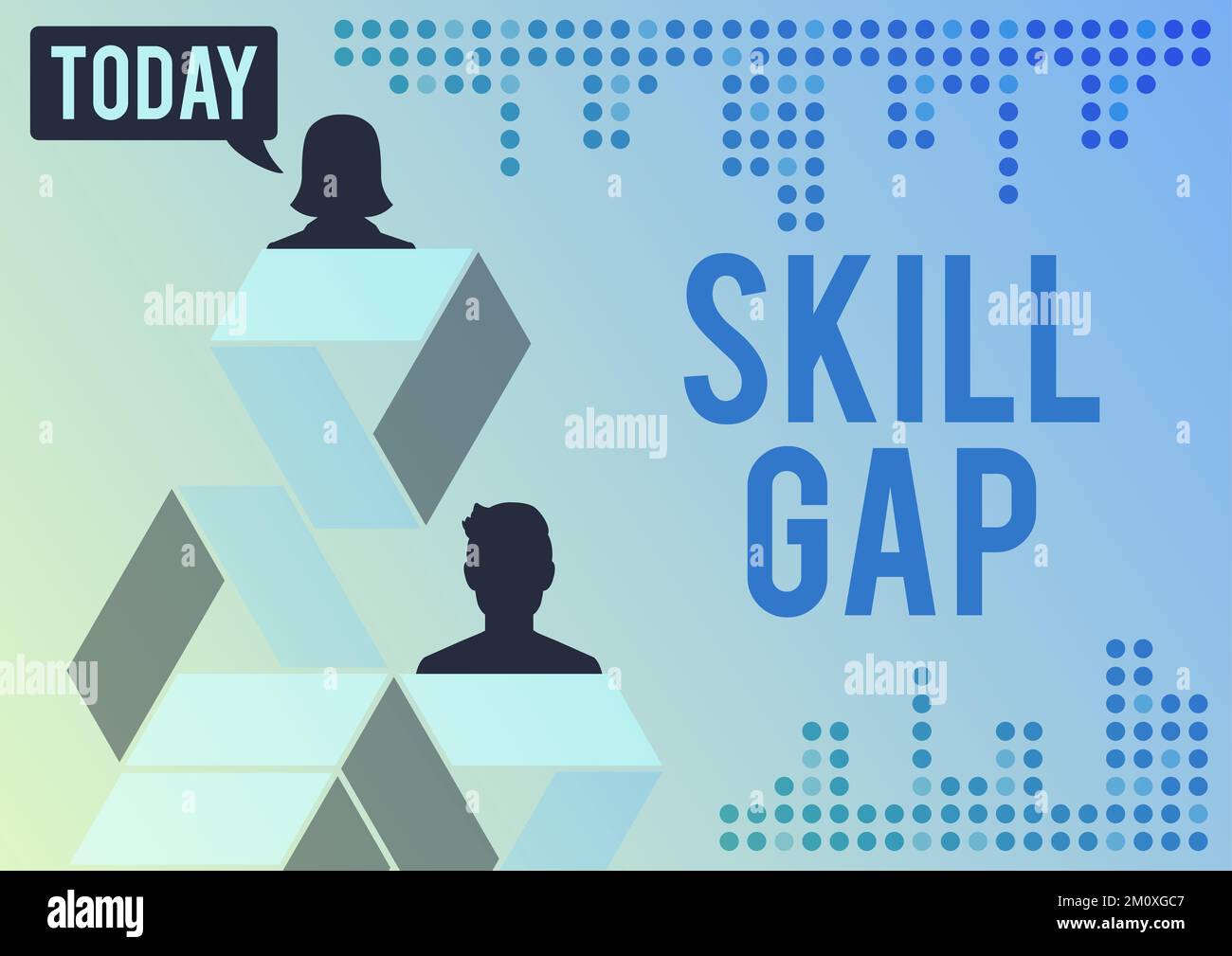 Inspiration showing sign Skill Gap, Word for Refering to a person's ...