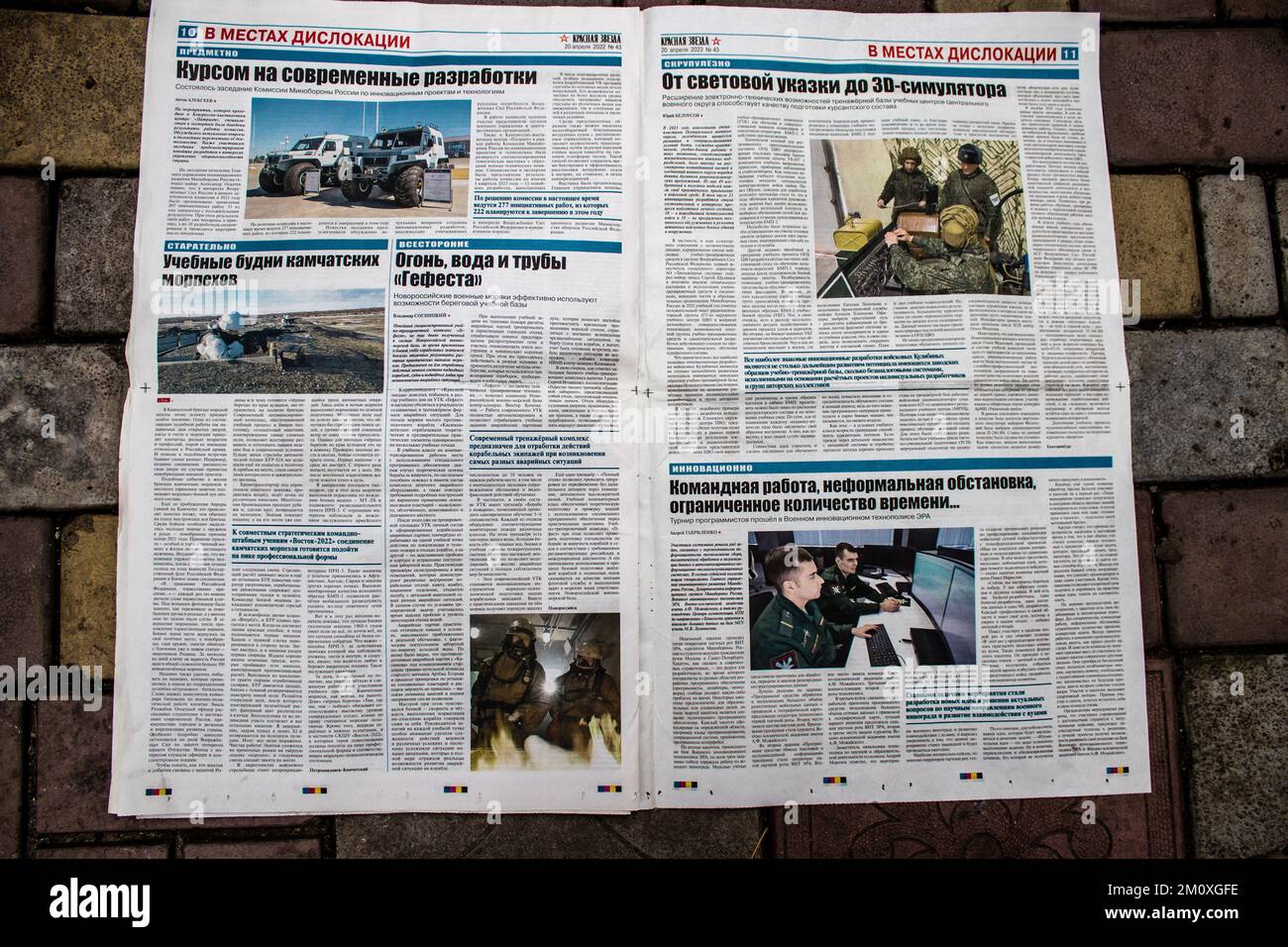 Russian newspapers discovered in Kherson airport after it was abandoned ...