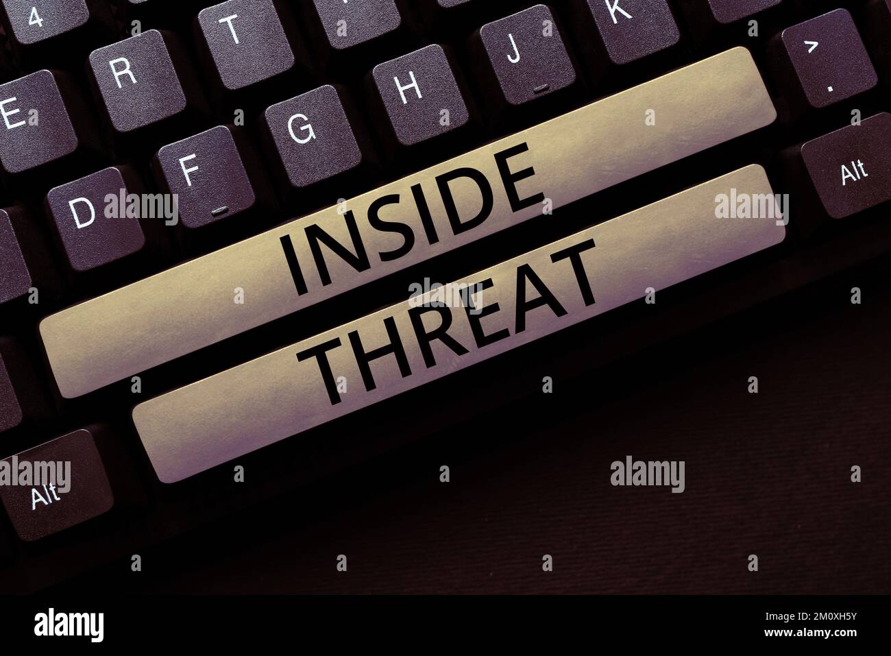 Inspiration showing sign Inside Threat, Word Written on Information ...