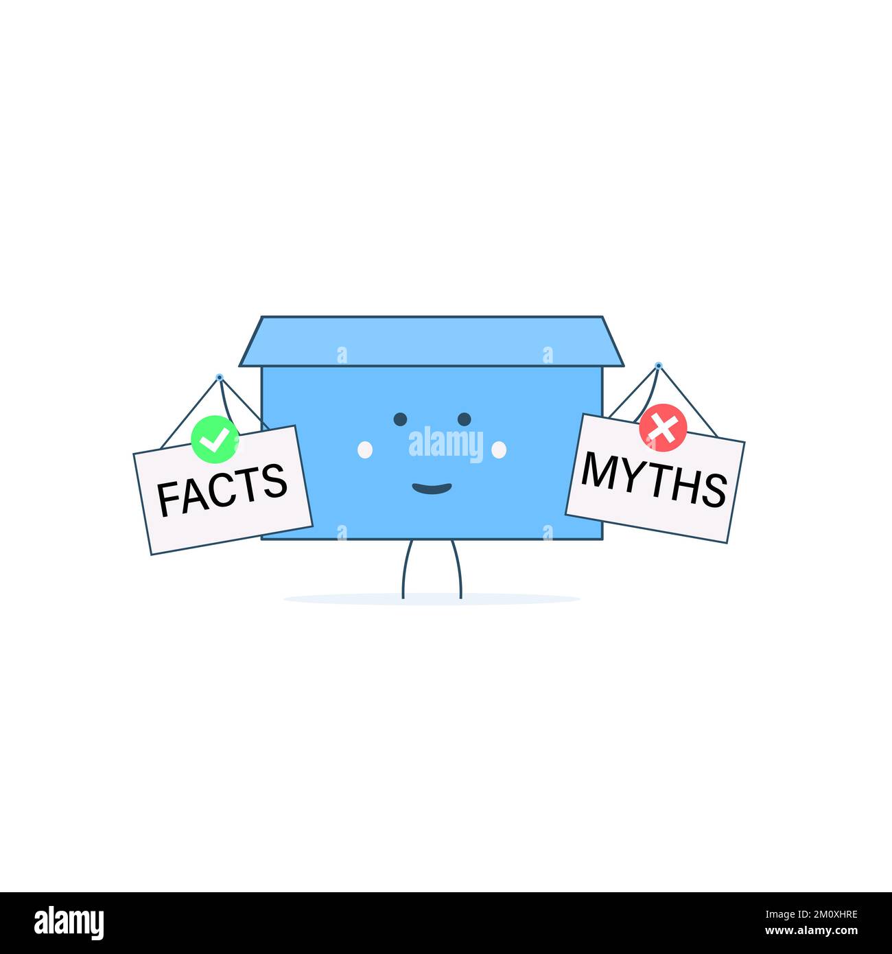 Fake vs fact Stock Vector Images - Alamy