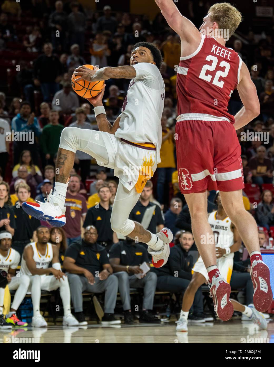 Tempe, United States. 04th Dec, 2022. Arizona State Sun Devils guard ...