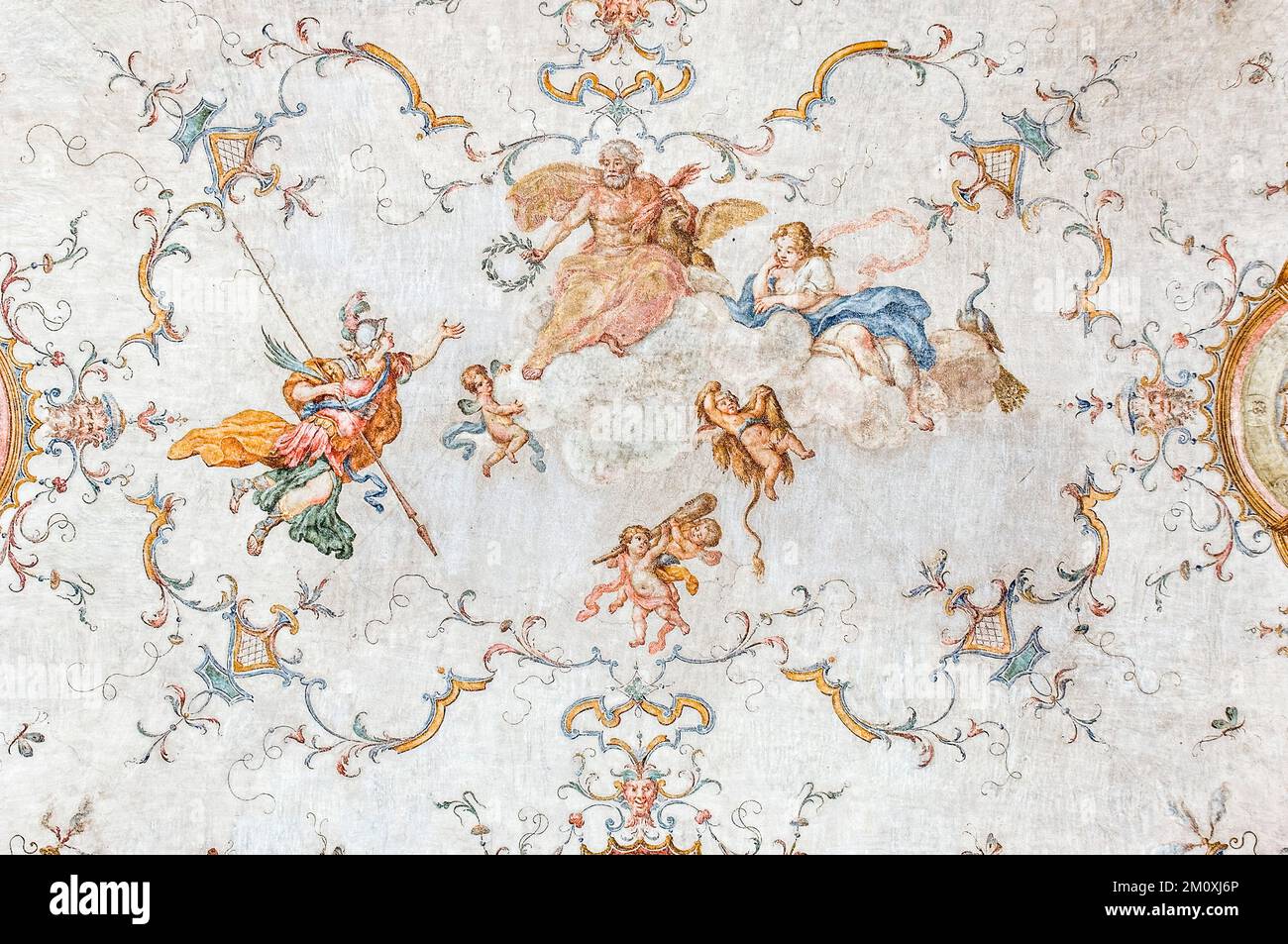 Italy Piedmont Province of Turin Rivoli Castle - Room Of the Ercole ...