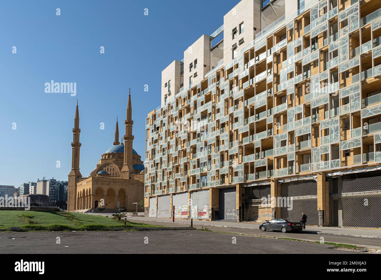 Mohammad Al-Amin Mosque, Beirut, Lebanon Stock Photo - Alamy