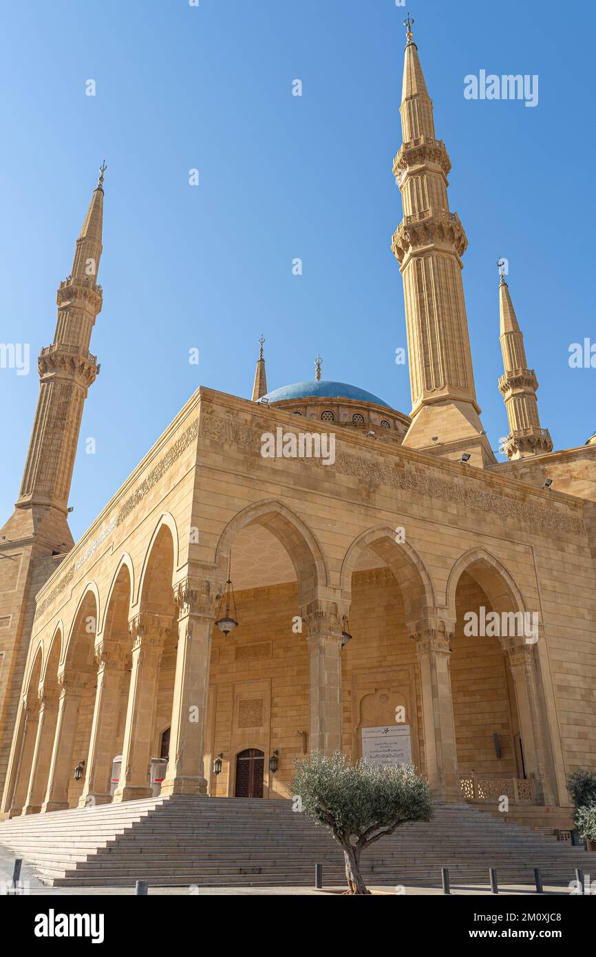Mohammad Al-Amin Mosque, Beirut, Lebanon Stock Photo - Alamy