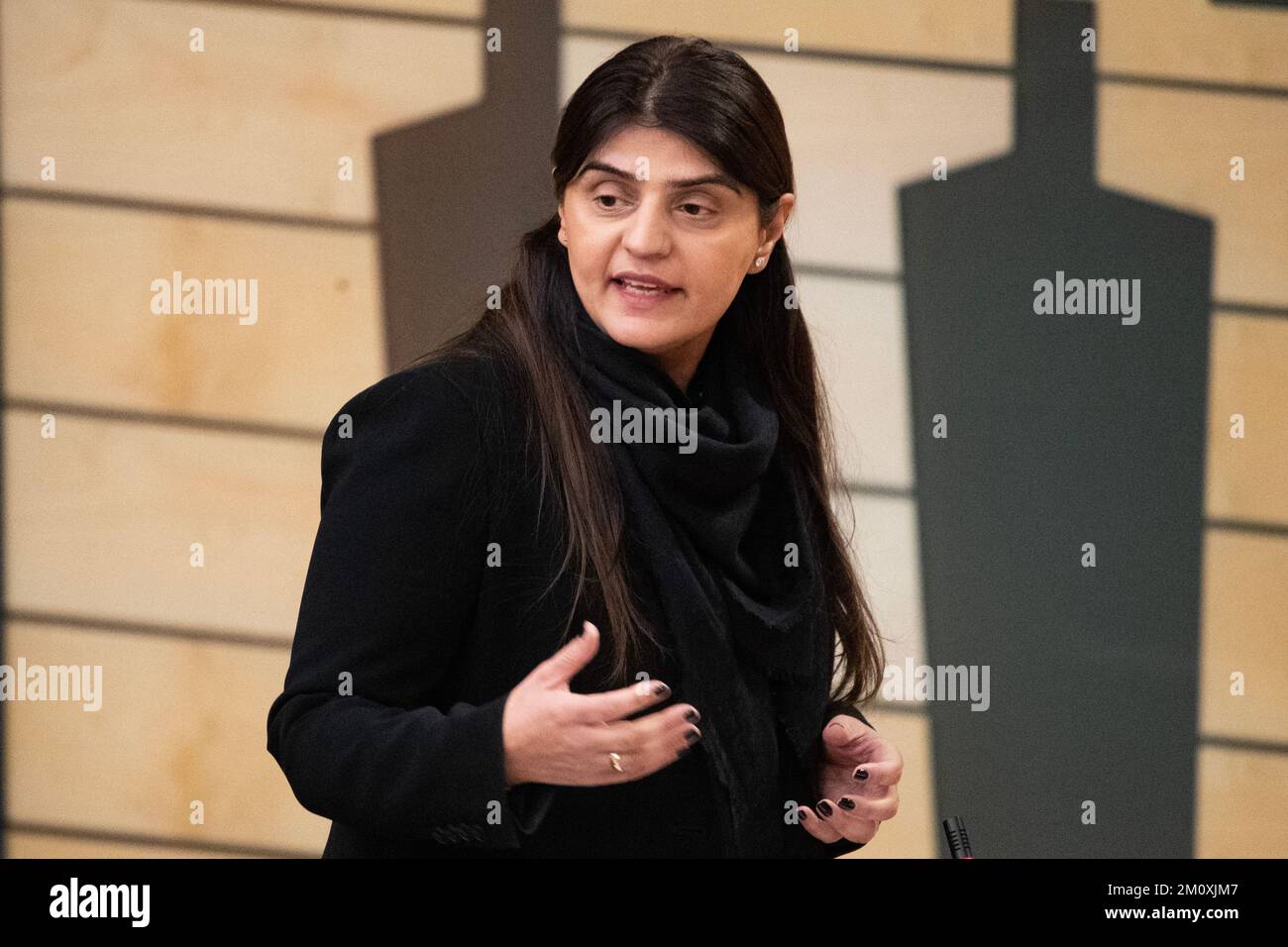 Edinburgh, Scotland, UK. 8th Dec, 2022. PICTURED: Pam Gosal MSP of the ...